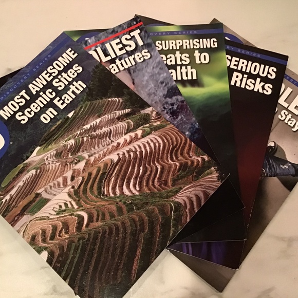 Scholastic | Toys | 5 Oversized Books Deadliest Sea Creatures Etc ...